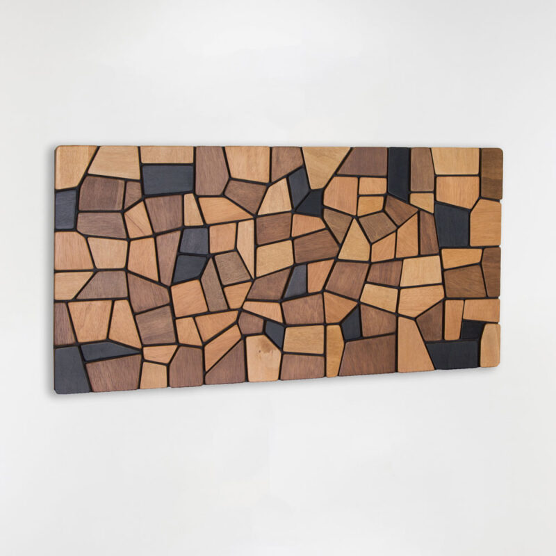 Arte decorativo con madera. "Riverbed" - Imarteko - Cuadros de madera ...