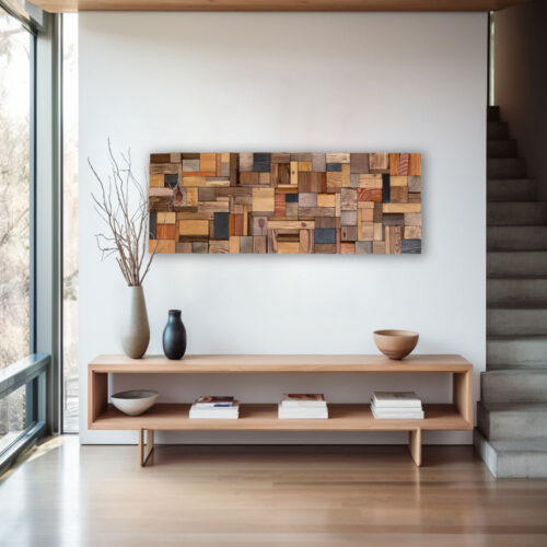 Cuadro moderno de madera | Carácter con historia - imarteko